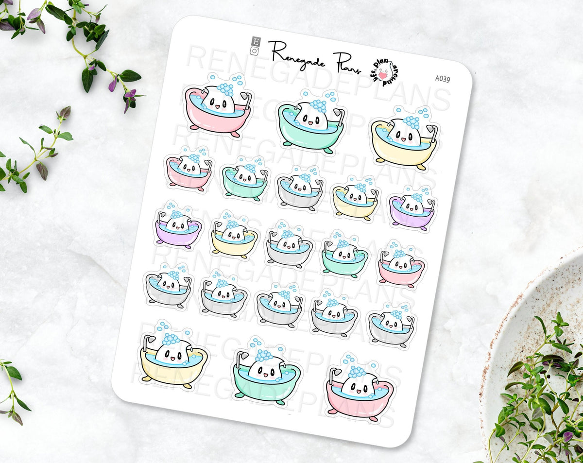 Bath time, bath stickers, bubble bath stickers, me time stickers, kids ...