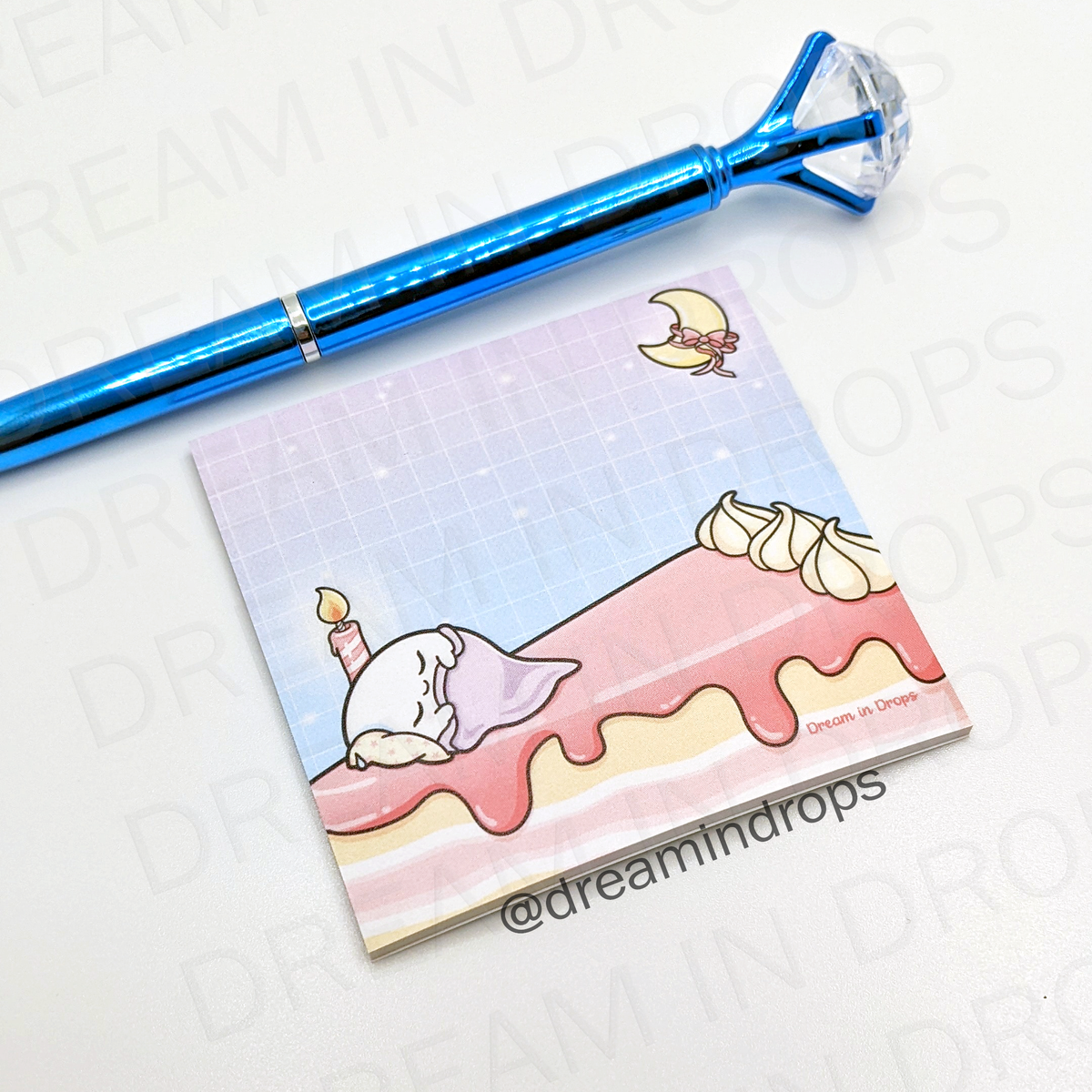 Cake Dreams Birthday Sticky Notes - Post It Notes - 50 sheets – Dream ...